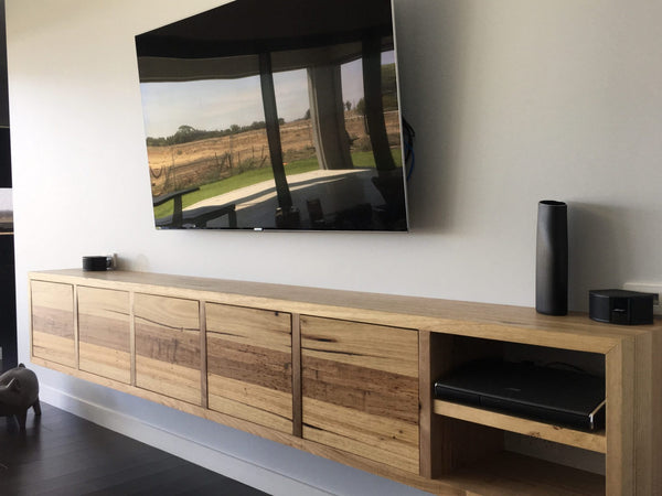 Soho Entertainment Unit- Floating - Lumber Furniture